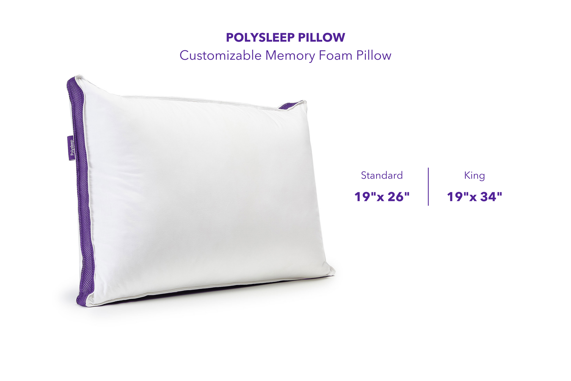 The Most Comfortable & Adaptive Memory Foam Pillow | The Polysleep ...